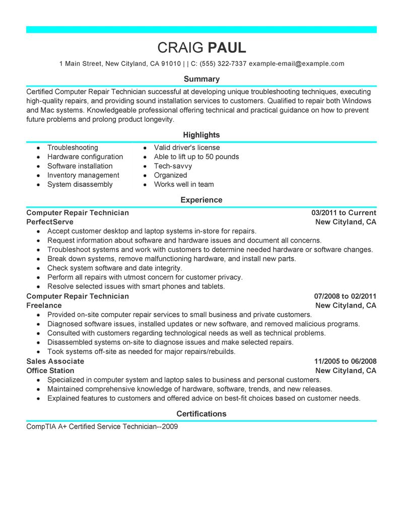 Computer Resume Examples - RESUMEBULKMAILER Computer Resume Examples - RESUMEBULKMAILER