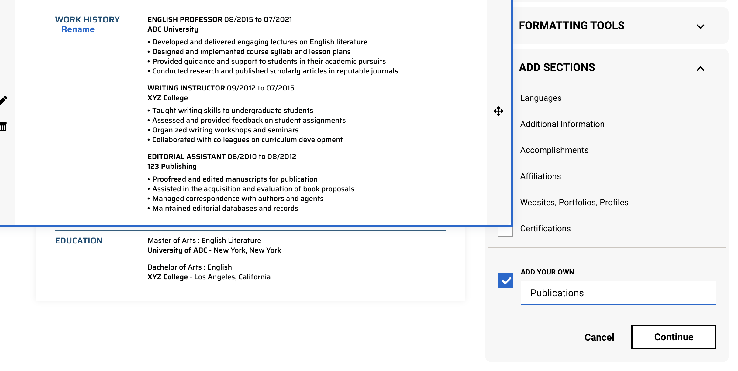 How to List Publications on a Resume