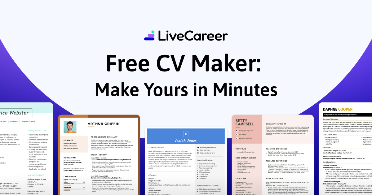 Online CV Maker: Create a Job-Winning CV in Minutes