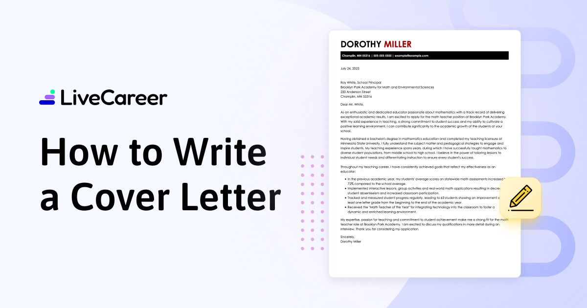 How to Write a Cover Letter for a Job (Examples & Guide)