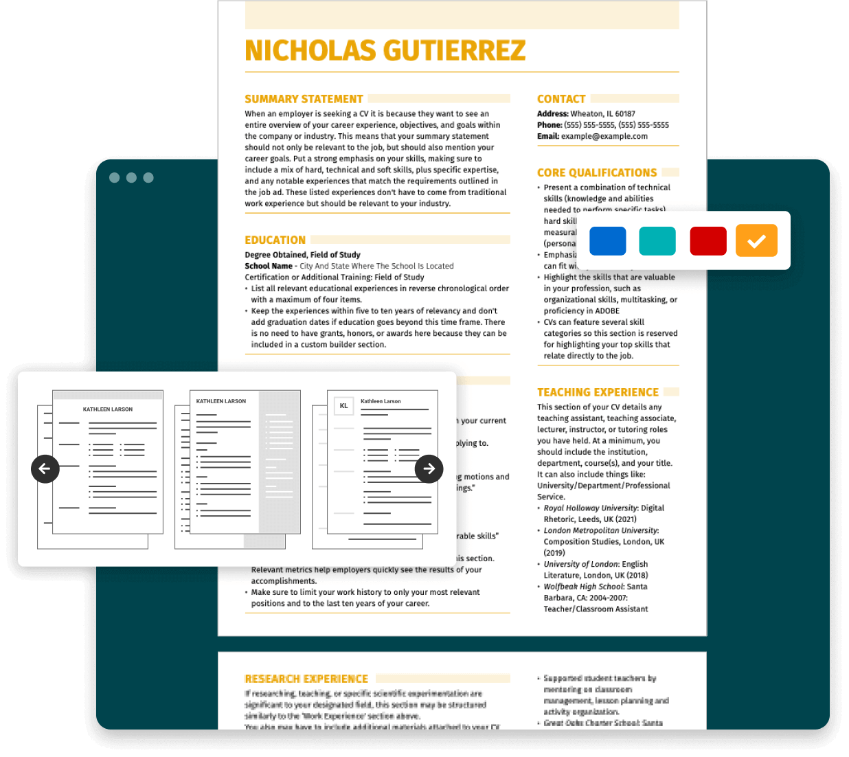 Free CV Builder: Create Yours in Minutes | LiveCareer