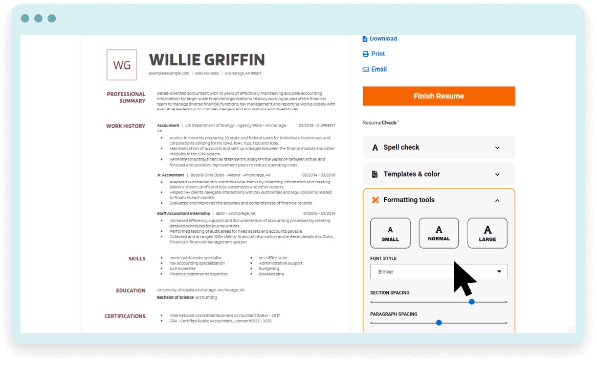 Best Resume Fonts and Size in 2024 | LiveCareer