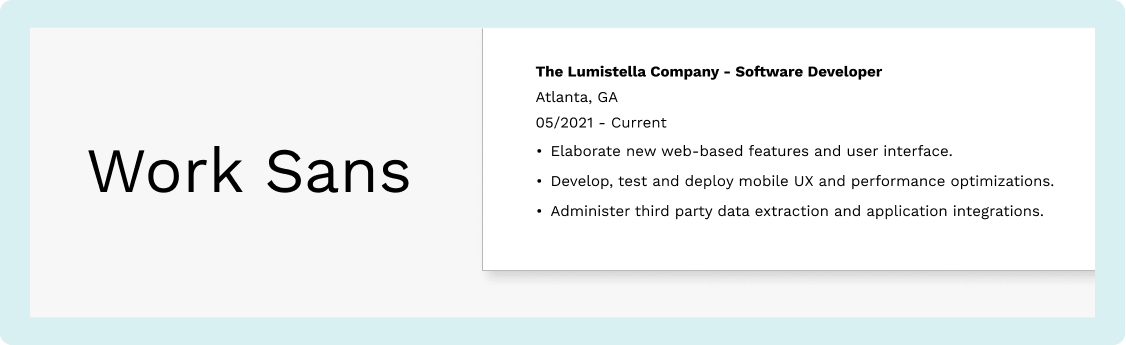 Best Resume Fonts and Size in 2023 | LiveCareer