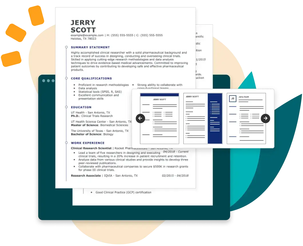 Curriculum Vitae Banner
